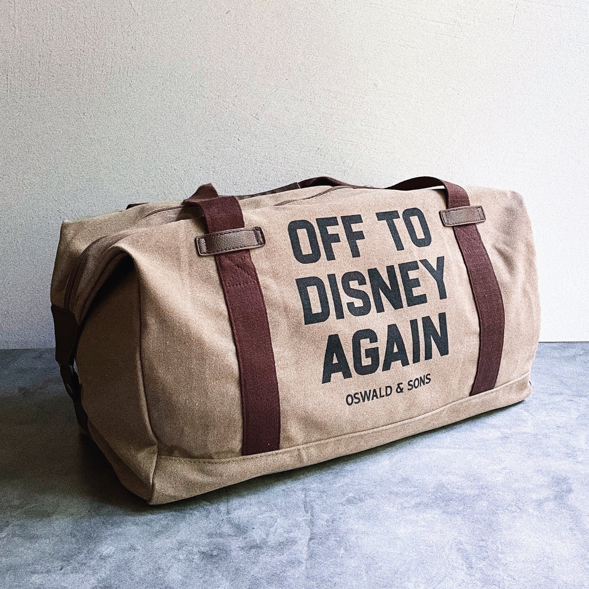 The Déjà Vu Duffle Bag | Disney Weekender Travel Bag – Oswald & Sons